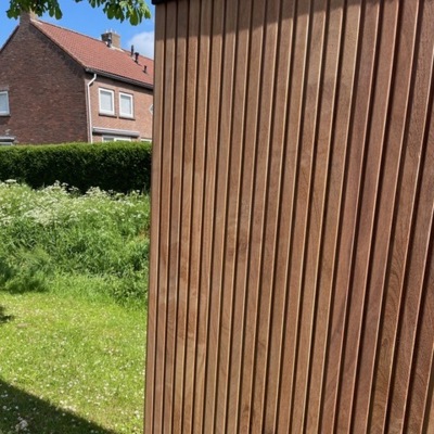Hardhouten Schutting | Moderne schutting van Hardhout Discount